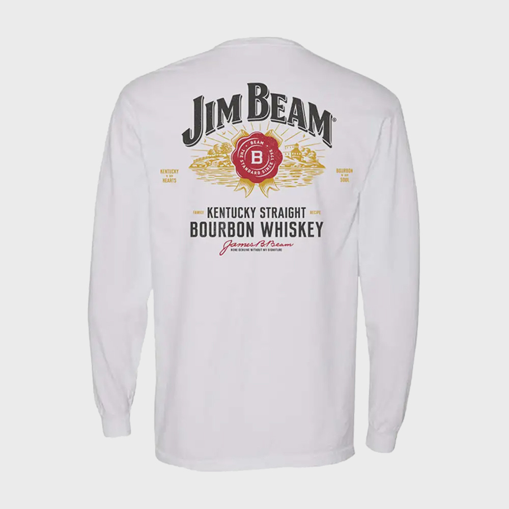 Jim Beam Long Sleeve Pocket T-Shirt | Shop Beam Distilling for Official ...